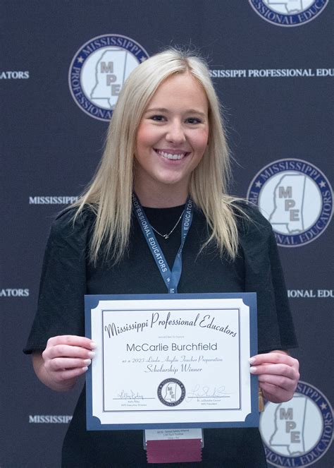 Burchfield Awarded Teacher Prep Scholarship The Panolian