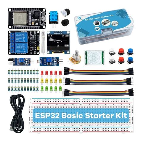 Kit De Inicio Básico Esp32 Wifi Iot Para Arduino Con Tutoria