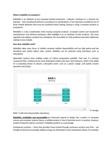 What Is Reliability Of Computers Pdf Reliability Engineering