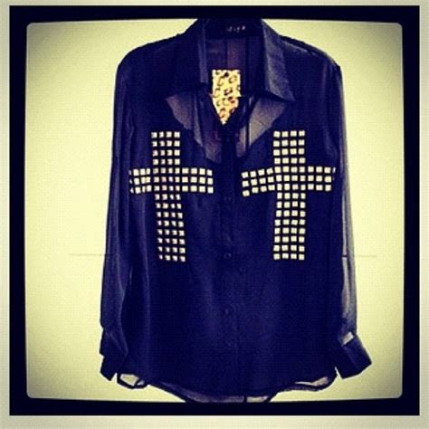 Studded Cross Clothes Clothes Design Fashion
