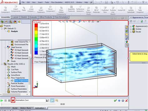Transient Heat Transfer Simulation In Solid Works Grabcad Tutorials