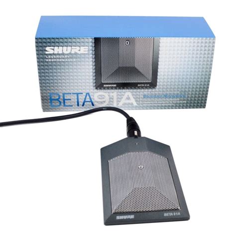 Shure Beta 91a Condenser Boundary Microphone Microphone Frequency Response Audio Equipment
