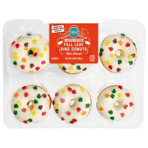 Ct Bakery Mini Fall Leaf Ring Donuts 69 Oz Kroger Ct Bakery Mini Fall Leaf Ring Donuts 69 Oz Kroger