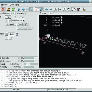 LinuxCNC Parameters A Axes Configuration B Machine Information Download Scientific