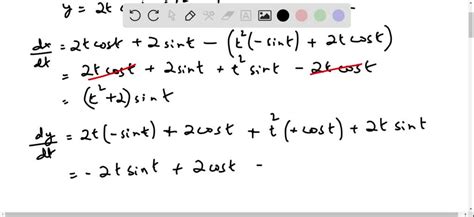 Solved A Use The Arc Length Formula For Parametric Equations To Set Up The Integral For