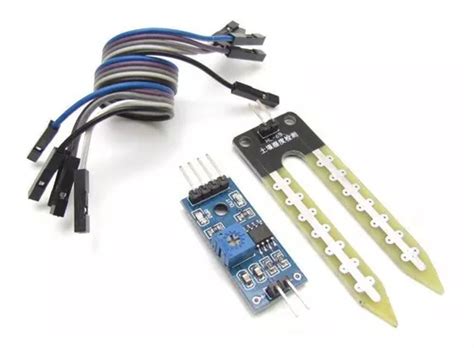 Sensor De Umidade De Solo Com Cabos Para Projetos Arduino Mercadolivre
