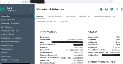 Akses Remote Console Server Ilo Antmediahost