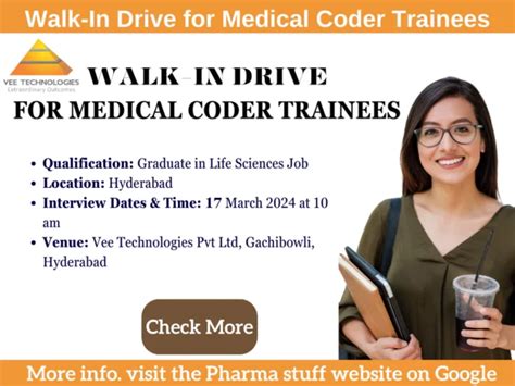 Medical Coding Trainee Jobs At Vee Technologies Hyderabad Walk In Drive