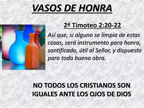 Los 7 Vasos De Honra Pptx