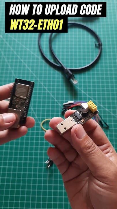 Upload Wt32 Eth01 In Arduino Ide Youtube