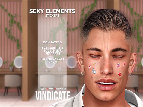 Second Life Marketplace Vindicate Sexy Elements Stickers