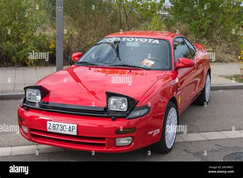 Detail Of A Beautiful Classic Japanese Sports Car The Toyota Celica Gt