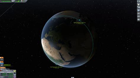 just got into orbit in rss on my first attempt r kerbalspaceprogram