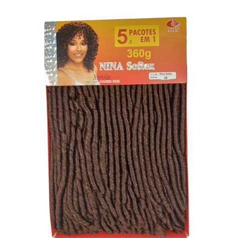 Cabelo Sintético Original Nina Softex Crochet Braids Pacotão Cor 30