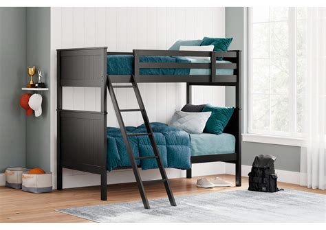Nextonfort Twin Over Twin Bunk Bed