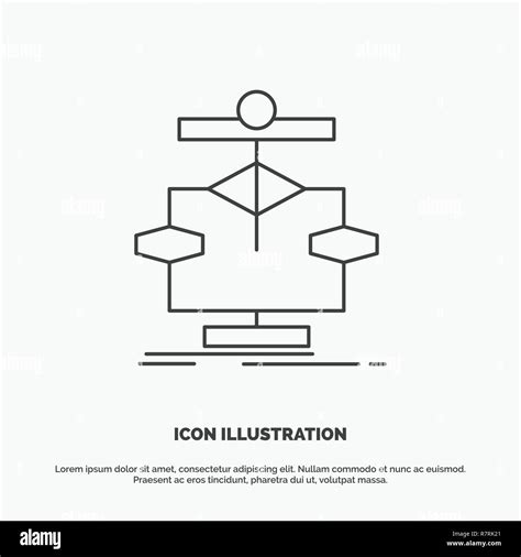 Flowchart Arrow Block Stock Vector Images Alamy