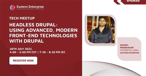 Headless Drupal Using Advanced Modern Front End Technologies With Drupal