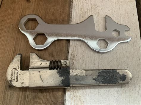 Brooks Romac Diamond Bicycle Tools Spanner Wrench Tin 1970 Uk Usa