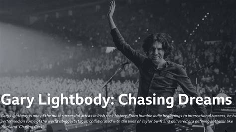 Irish Music Icons Gary Lightbody Canvas