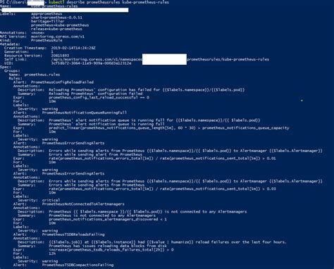 Correct Way To Update Rules And Configuration For A Prometheus