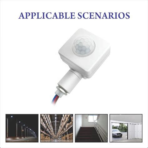PIR Motion Sensor Human Motion Detector Adjustable Auto On Off Switch V