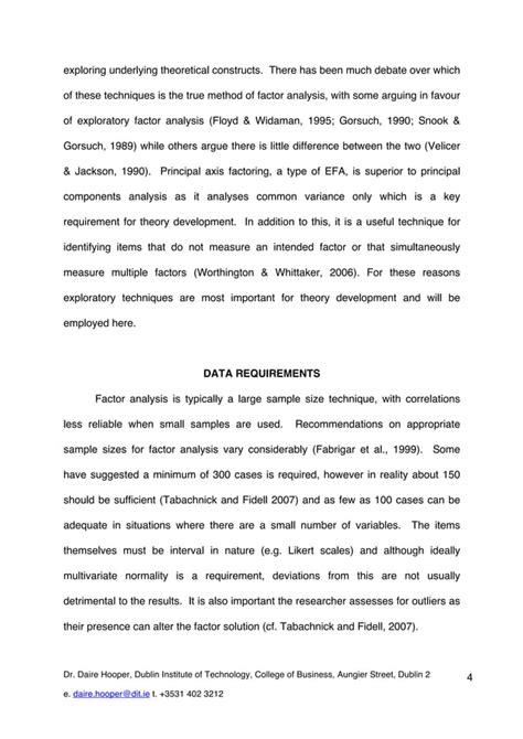 Exploratory Factor Analysis Pdf