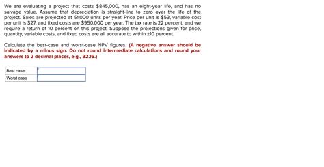 Solved 2 ﻿a Proposed Project Has Fixed Costs Of 42 106