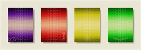 Monotone Poster Set Geometric Triangle Background 14218624 Vector Art At Vecteezy