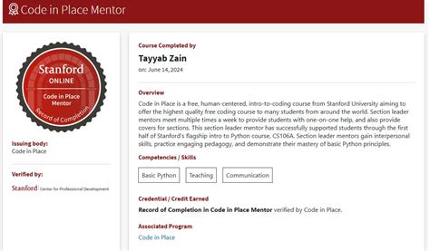 Tayyab Zain On Linkedin Codeinplace Sectionleader