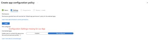 Android App Configuration Policy Missing Values · Issue 132
