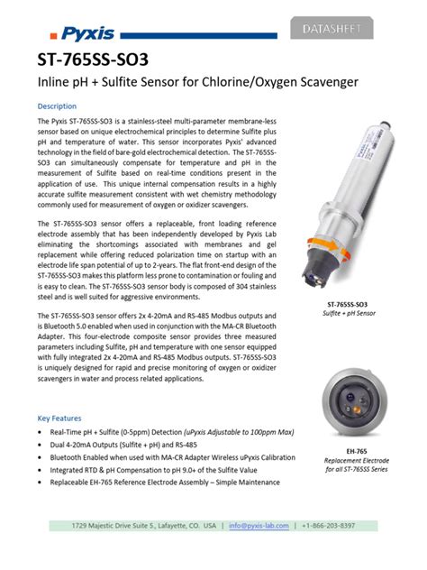 St 765ss So3 Sensor Data Sheet Pdf Mobile App Sensor