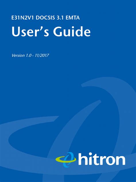 Charter D31 Emta E31n2v1 User Guide Pdf Ip Address Computer Network