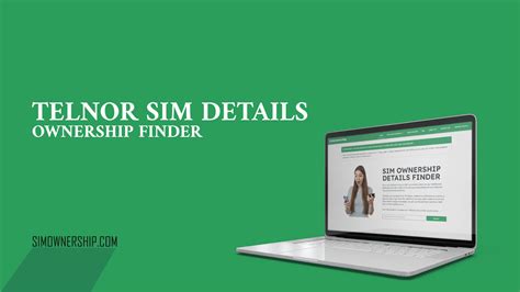 Telenor Sim Details Ownership Finder Sim Ownership Search