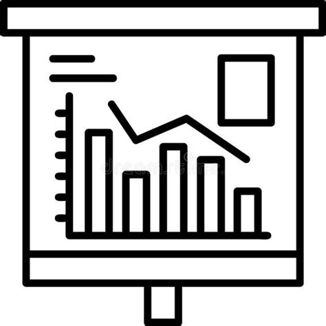 Declining Graph Vector Icon Design Stock Vector Illustration Of Graph