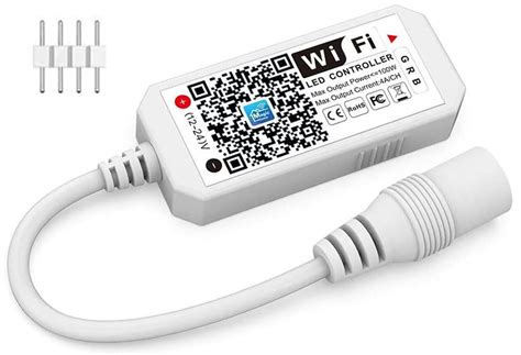 Inextstation Smart Rgb Wifi Led Controller 4 Pin Output Compatible Desertcart India