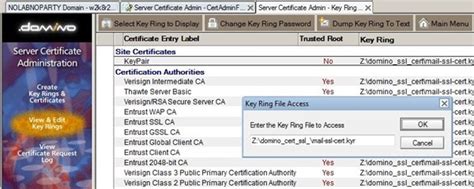 Rinnovare Il Certificato Ssl In Lotus Domino 8 5 • Nolabnoparty