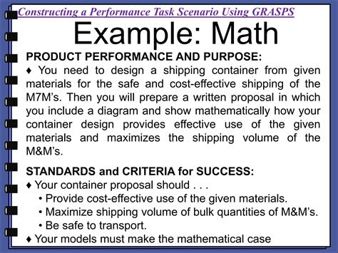 Grasp Performance Assessment Pptx