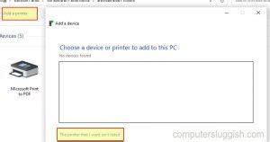 FIX Microsoft Print To PDF Option Missing In Windows 10 ComputerSluggish