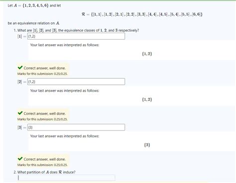 Solved Let A 1 2 3 4 5 6 And Let R 1 1 1 2 Chegg Com