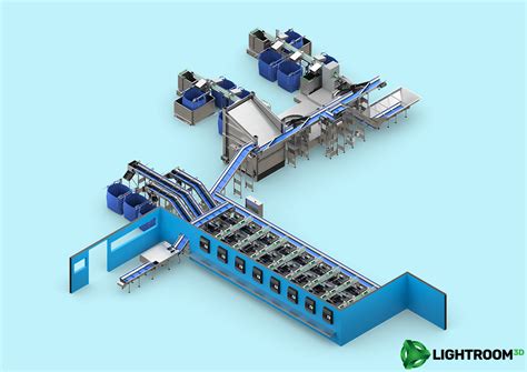 Industrial Visualization Automation Lines On Behance