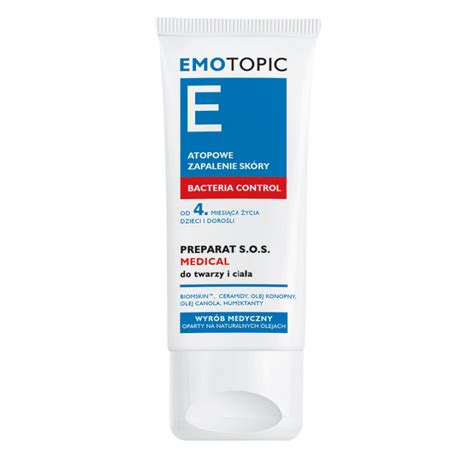 Pharmaceris EMOTOPIC BACTERIA CONTROL Preparat S.O.S. MEDICAL do twarzy ...