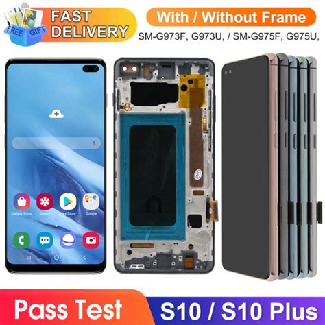 Screen For Samsung Galaxy S Plus S G G F Lcd Display Digital Touch Screen With Frame