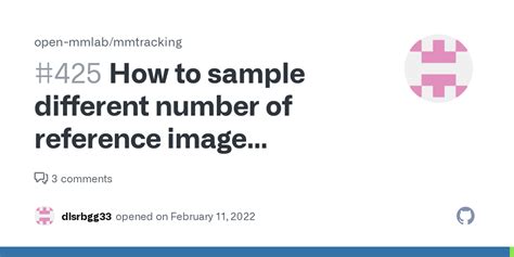 How To Sample Different Number Of Reference Image According To The