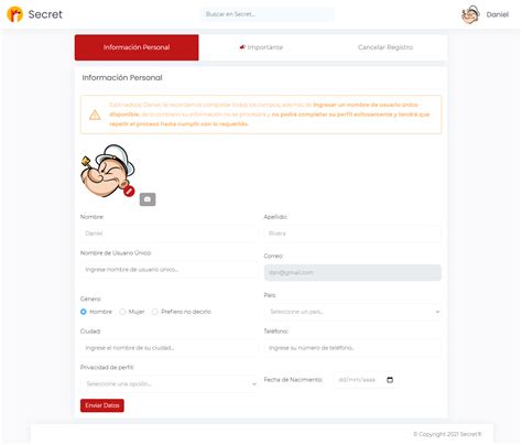 Github Danielrivera Redsocialsecret Sistema Red Social Desarrollado En Php Versi N Bajo