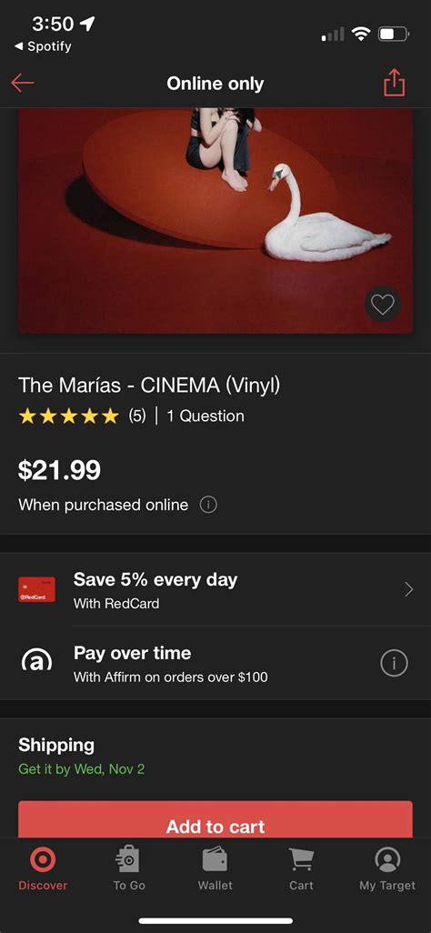 Cinema Black Repress Vinyl Restocked On Target Rthemarias