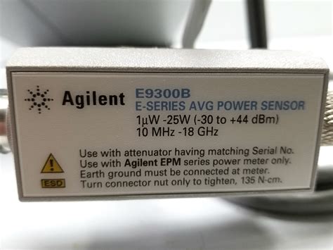 Agilent E9300B AVG Power Sensor Attenuator Assembly Power Meters BMI Surplus