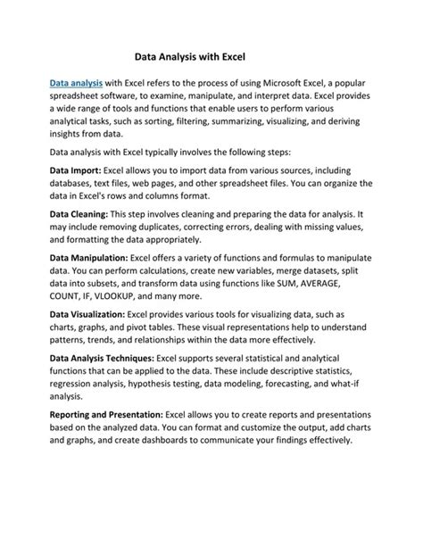 Ppt Data Analysis With Excel Powerpoint Presentation Free Download Id 12259308