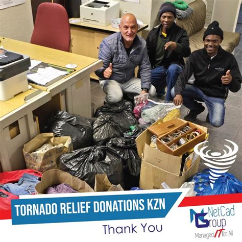 Thank You For Your Generosity Tornado Relief Donations Kzn Our Incredible Support Has Helped
