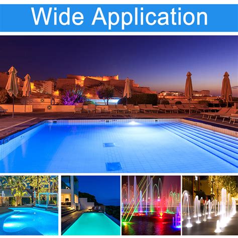 18w 24w แสง Rgb ใต้น้ำ216 324 Led สระว่ายน้ำ Submersible กันน้ำ Ip68สระว่ายน้ำไฟพร้อมรีโมท Ac