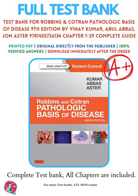 Test Bank For Robbins And Cotran Pathologic Basis Of Disease 9th Edition